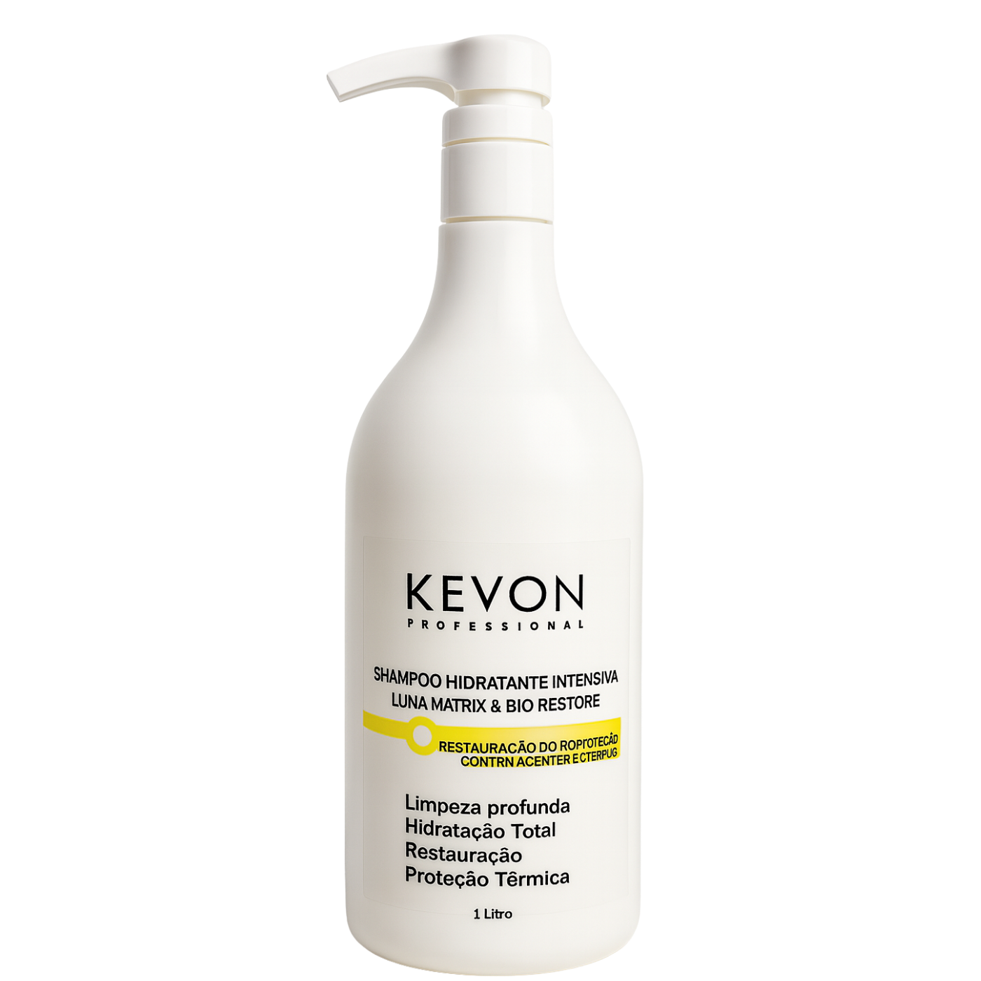Shampoo Kevon Hidratante Intensivo Profissional 1L – Restauração e Hid ...